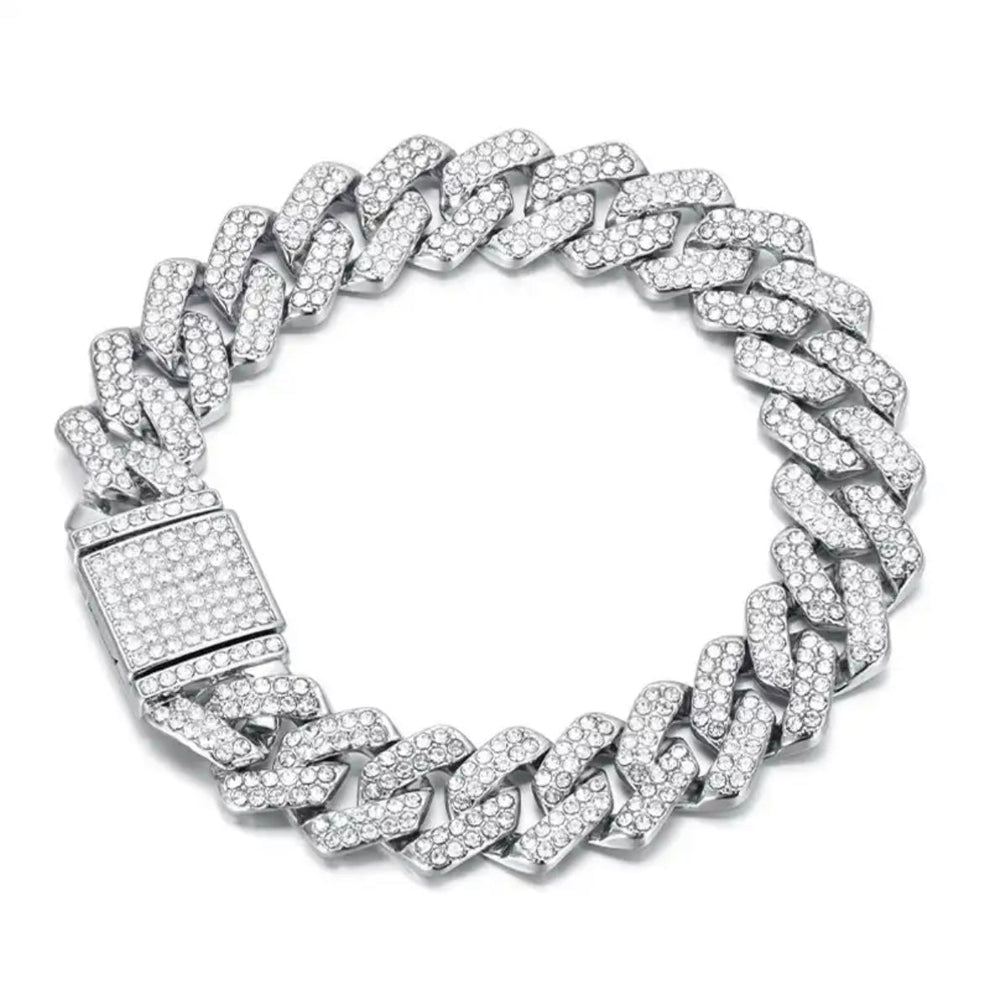 Iced Silver Bracelet – Shaakh