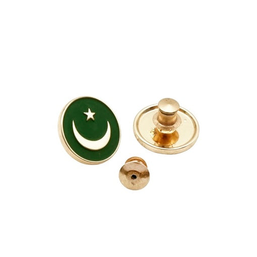 Pak Green Enamel Pin – Shaakh